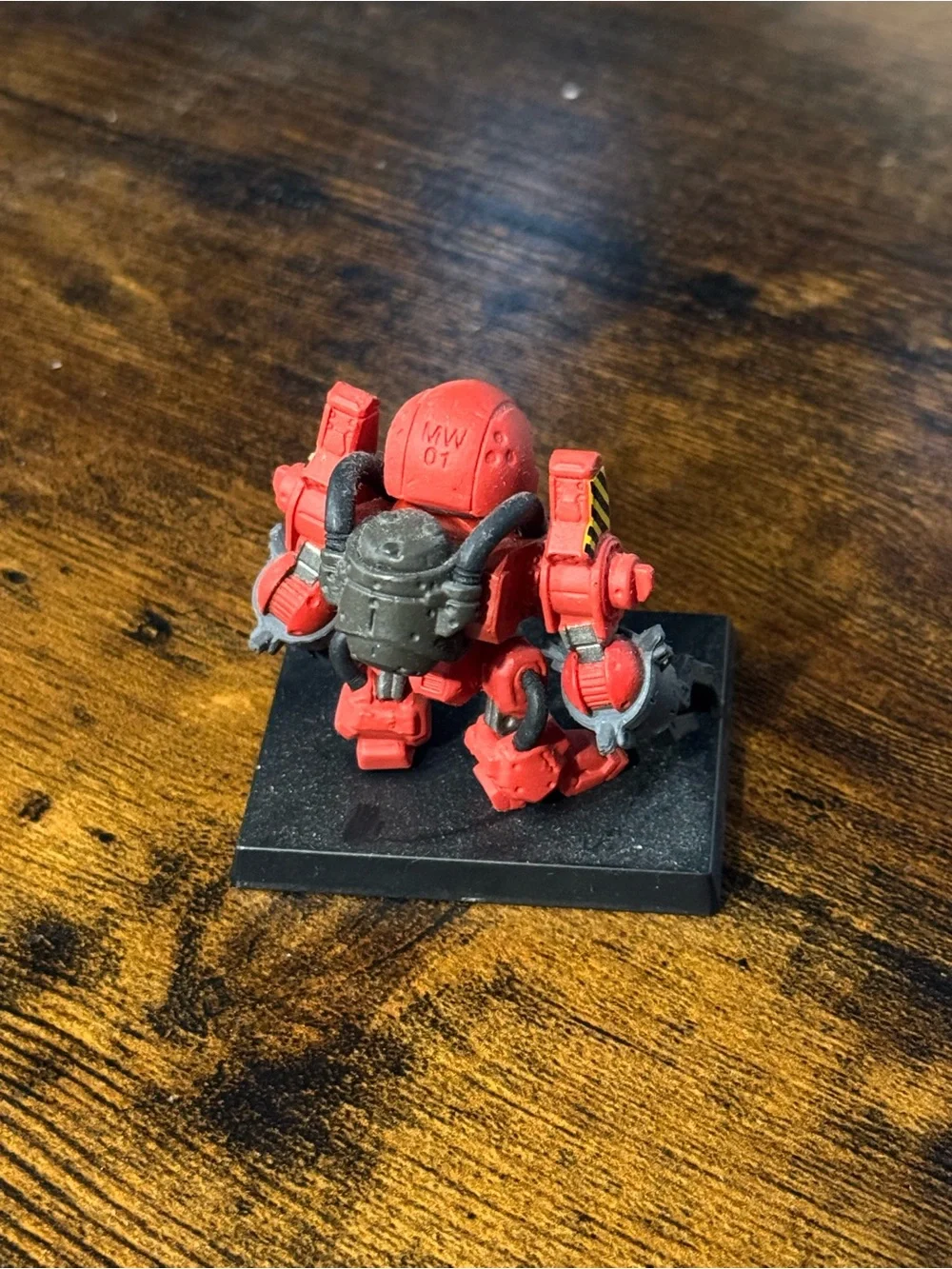 Toys | Red And Gray Armored Miniature Figure | Poshmark